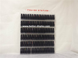 wholesale acrylic wall mounted nail polish display rack