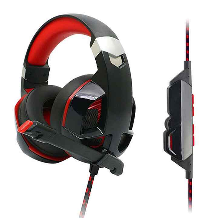 Universal over-Ear Wired Gamer Earphone LED PC Gaming Headset