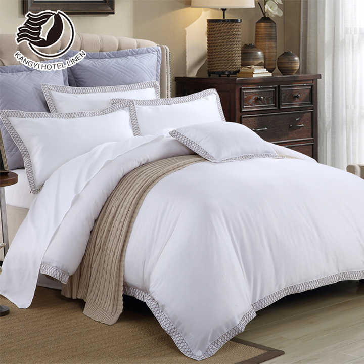 Luxury Hotel Quilts Bedding Twin Queen King Size Bed Linen 100 Cotton ...