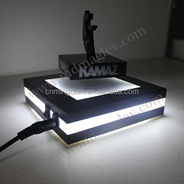 Magnetic Levitating Sign Display Rack - Customizable LED
