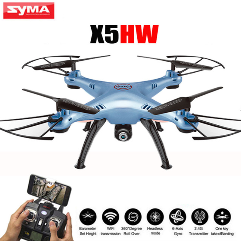 SYMA X5HW FPV Camera Drone - High Hold Mode & Real Time Transmission