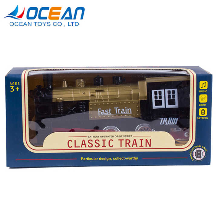 Plastic Railway Battery Operated Toy Train with Smoke OC0237891 ...