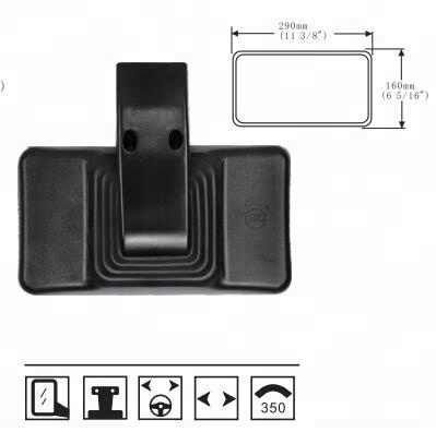 For Mercedes Benz Actros PK9458 6418106316 6418104716 Mirror for Truck ...