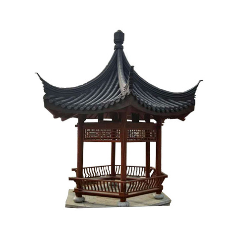 Prefab Houses Garden Wood Gazebo Chinese Pavilion - ECO FRIENDLY