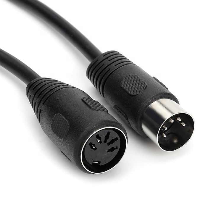 9 Pin Mini Din Audio Cable - Data Transfer & Shielding