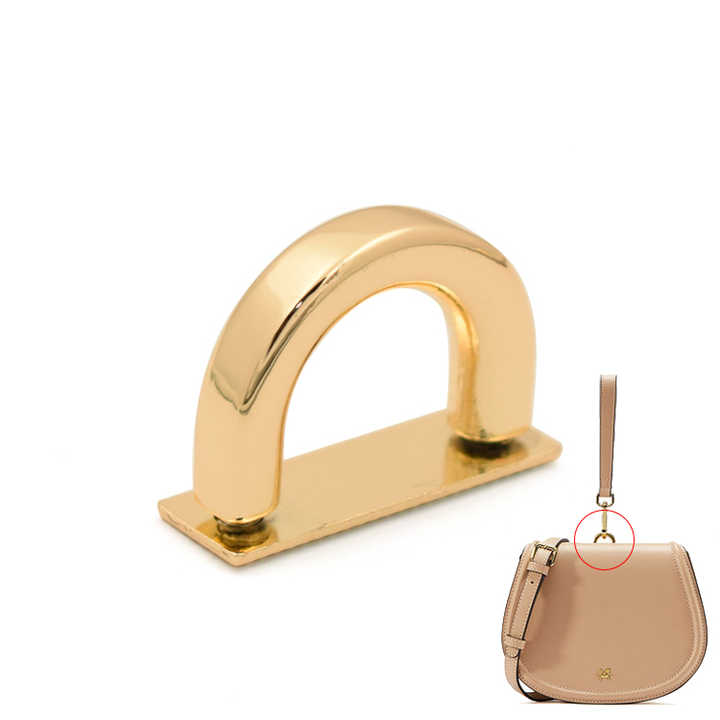 Metal Button D Bridge Buckle Strap Hardware Accessories for Bags