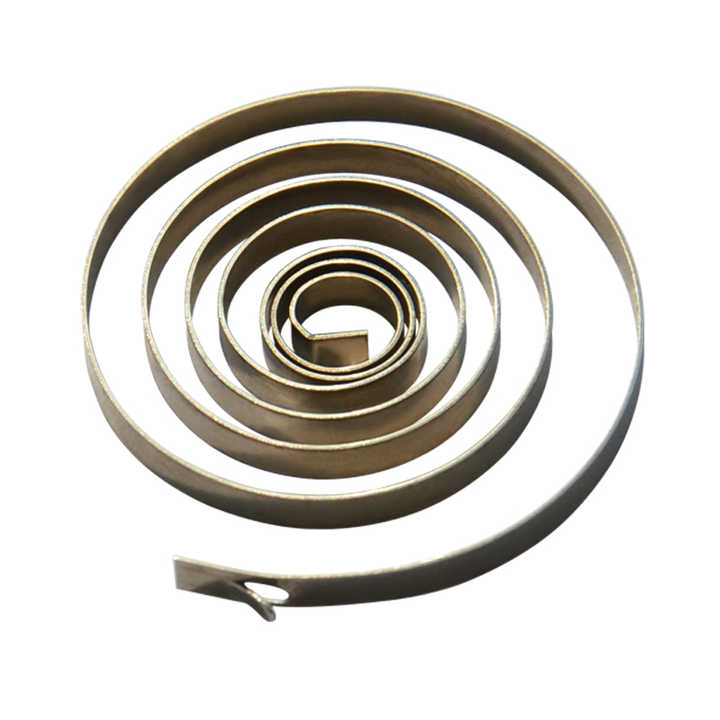 OEM Stainless Steel Ribbon Tension Spiral Spring for Toy