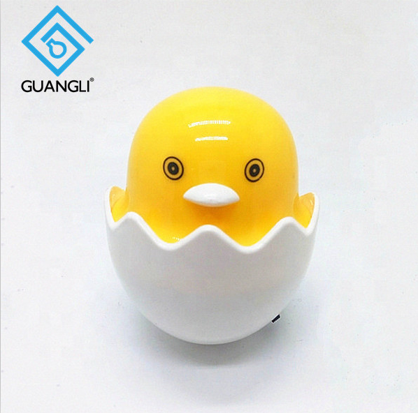 W032 Modern Kawaii Chick Led Night Lamp Rechargeable Plastic Nightlight ...