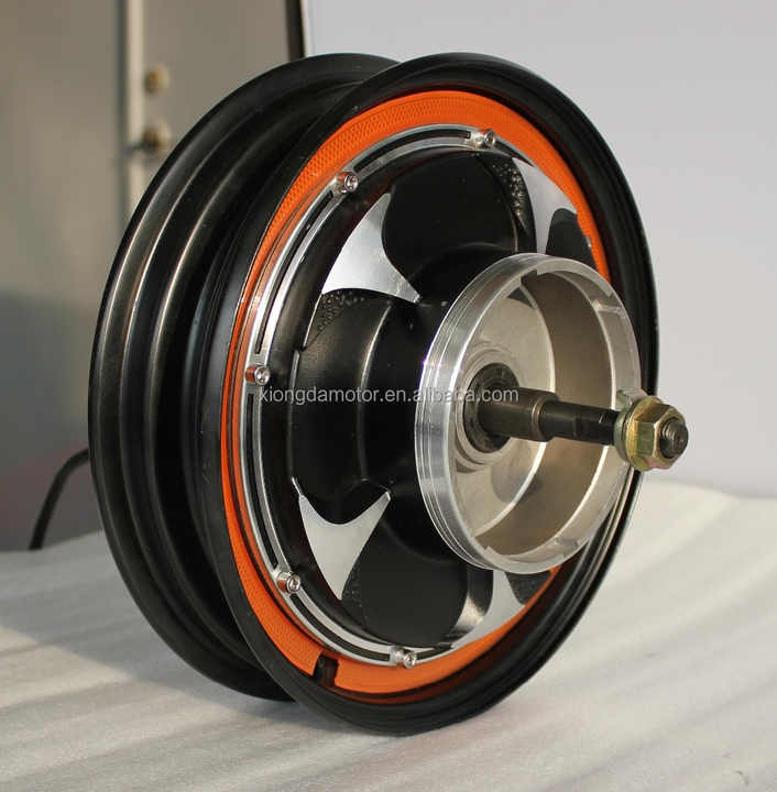 Xiongda 10 Inch 500W Electric Motorcycle Hub Motor - 83% Efficiency