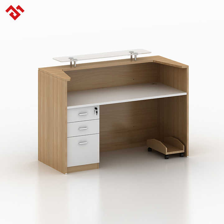 Small Clinic Counter Desk - Modern Reception Design
