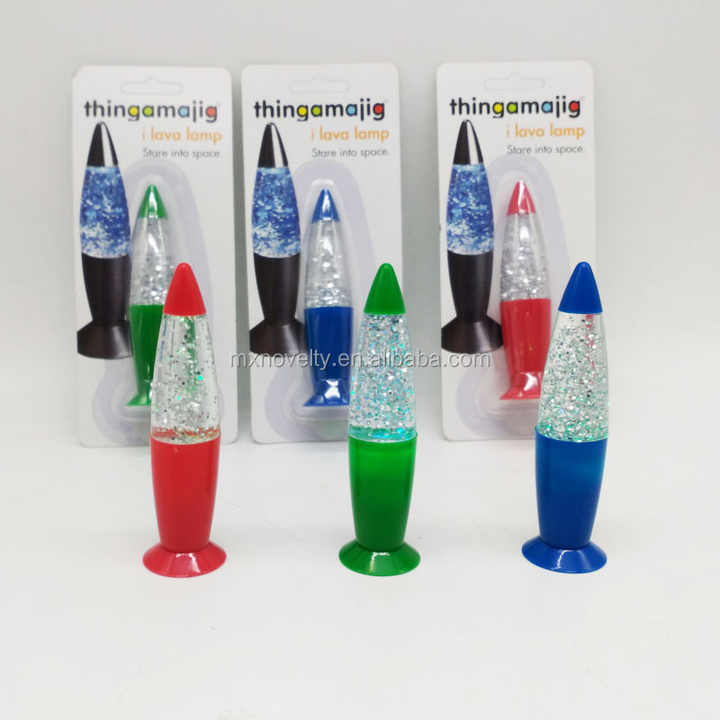 10.8cm ON/OFF Mini Glitter Light - Color Changing Portable Lamp
