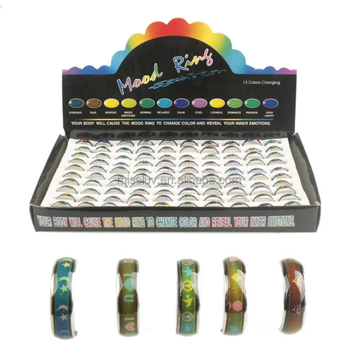 Temperature Mood Ring - Color Changing Mood Rings for Kids | Unisex ...