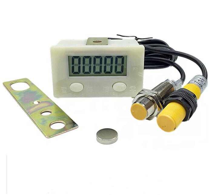 Punch Counter Magnetic Induction 5-Digit Digital Display