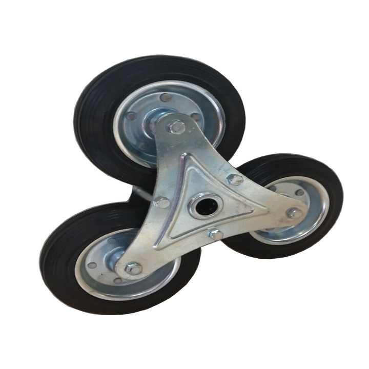6 inch cart wheels three stair climbing wheels rubber ladder wheel ...