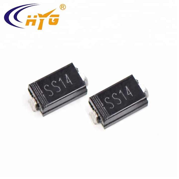 Schottky diodes SMD SS14 SS110 SMA package 1A 40V SS14 schottky diodes ...