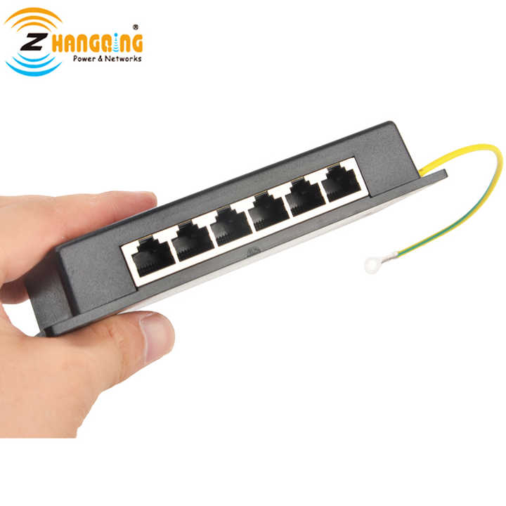 Multi-port POE Injector - 6port Gigabit 48V 24V for CCTV