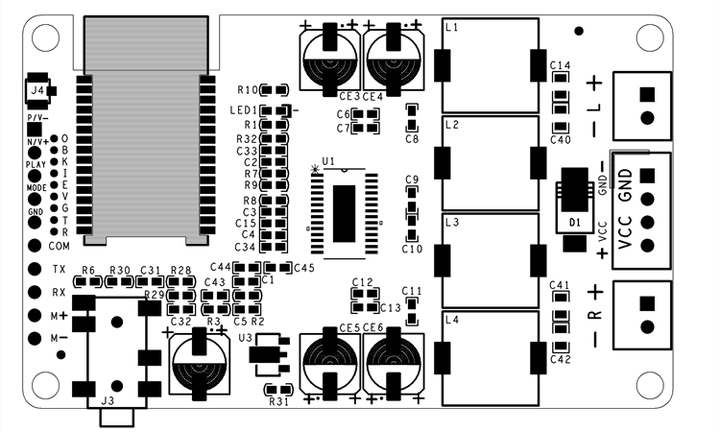 Taidacent BK3266 30W Mini Bluetooth Car Amplifier Module & DSP Audio ...