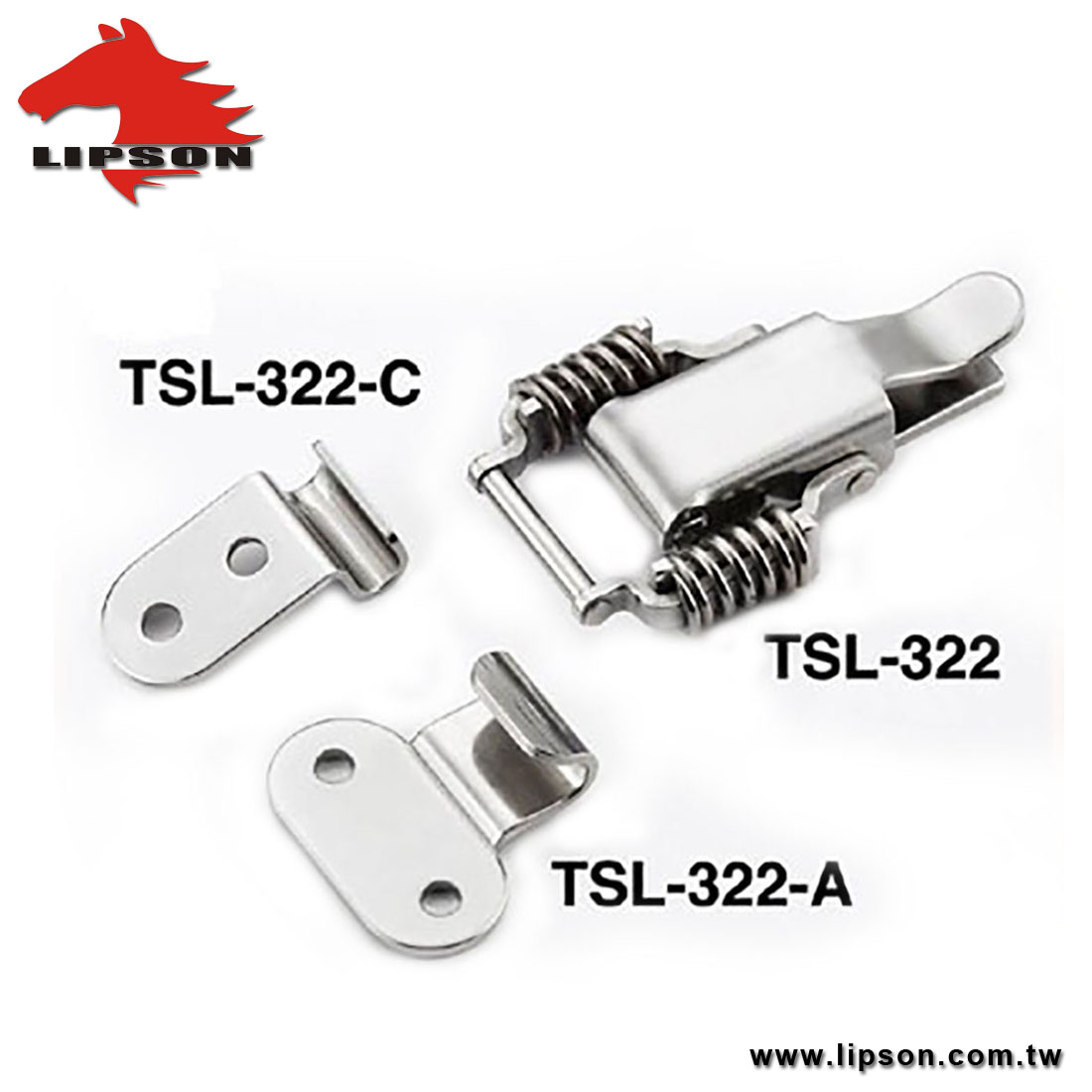 Small Draw Latch - Zinc Plated Steel Toggle Latch for Cases