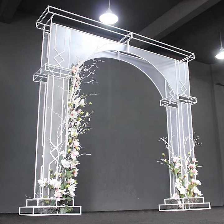 2018 Latest Wedding Deco of PVC Sticker Arch for Stage Background