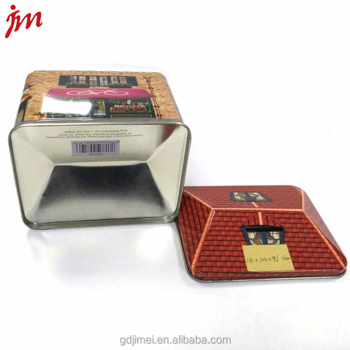 Rectangular House Shape Coin Money Tin Box for Saving Money| Alibaba.com