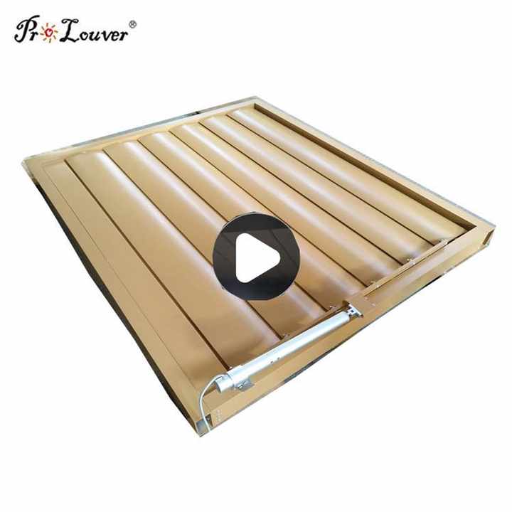 Aerofoil Motorized Louvers - Efficient Sun Control Solutions