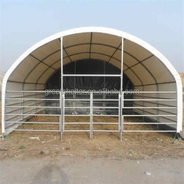 Durable Feed Shed Designs for Industrial Farm Dairy Cattle