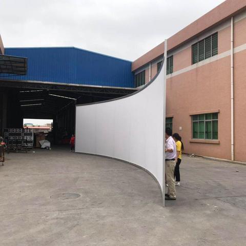 360 Degree Round Frame Projection Screen - Amazing 3D Effect