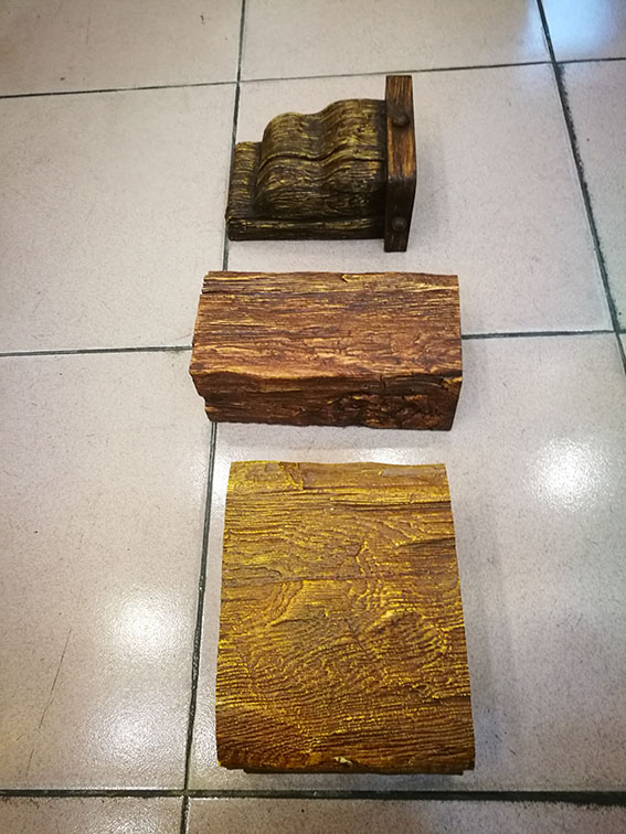 Faux Wood Beams - Lightweight Waterproof PU Design