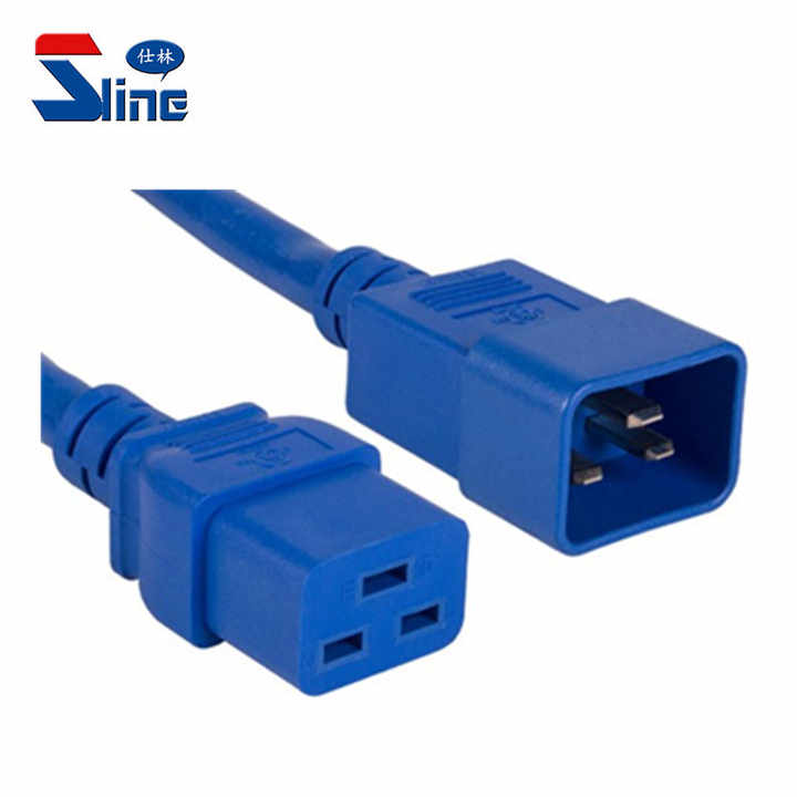 UPS PDU IEC 320 C14 male plug to Euro Schuko female receptacle socket ...