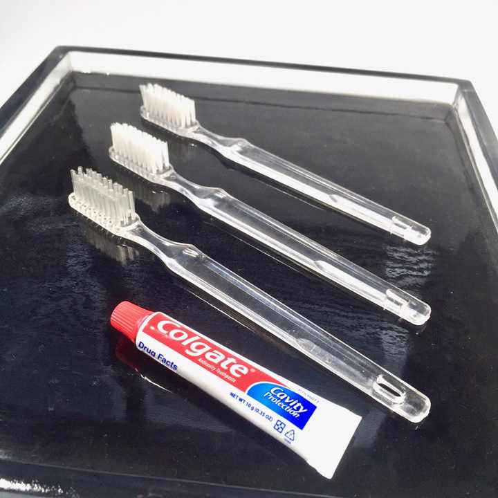 Luxury Hotel Disposable Toothbrush - High Quality Plastic