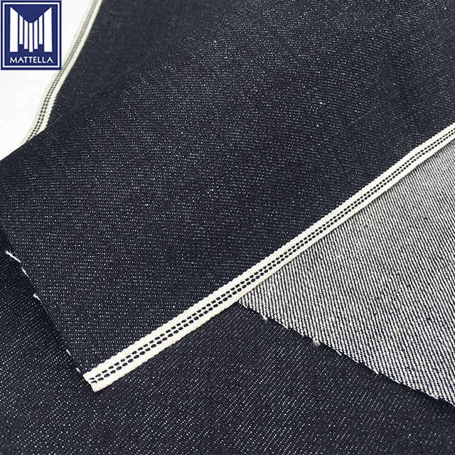 14oz Carded Yarn Type and Yarn Dyed Pattern selvedge denim wholesale ...