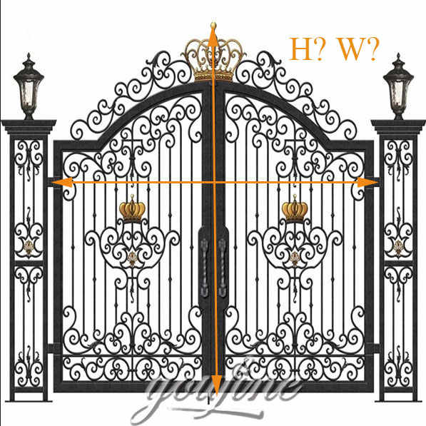 Spanish Style Wrought Iron Gates Main Gate - Durable, Eco-Friendly ...