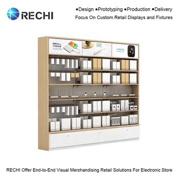 RECHI Mobile Phone Shop Decoration Design Wall Phone Accessory Showcase ...