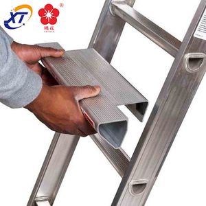 Purchase Portable and Freestanding telescopic ladder stand aluminum ...