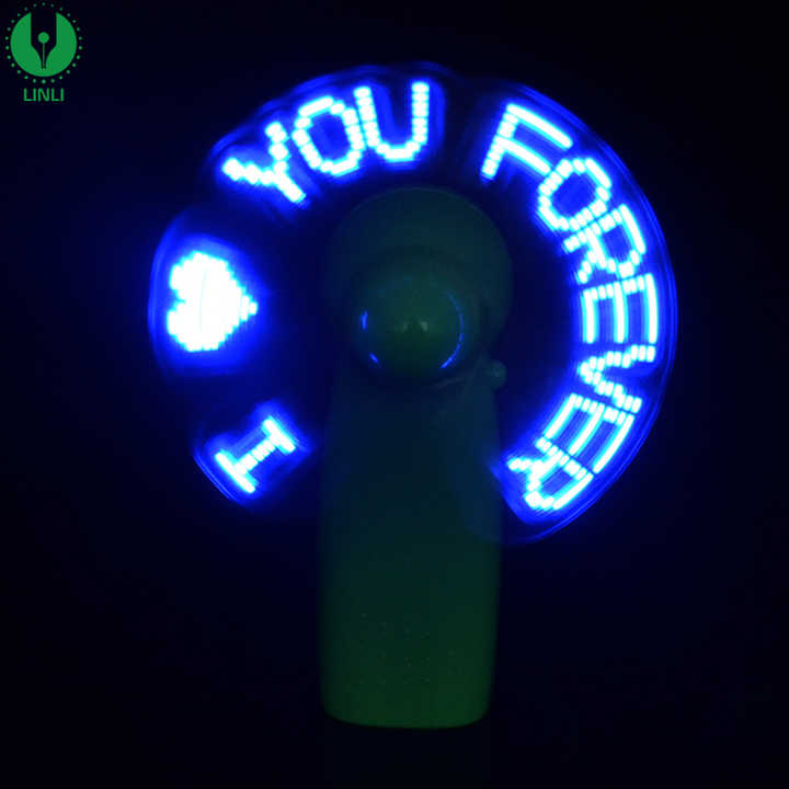 Custom Hand Led Flashing Text Message Fan| Alibaba.com