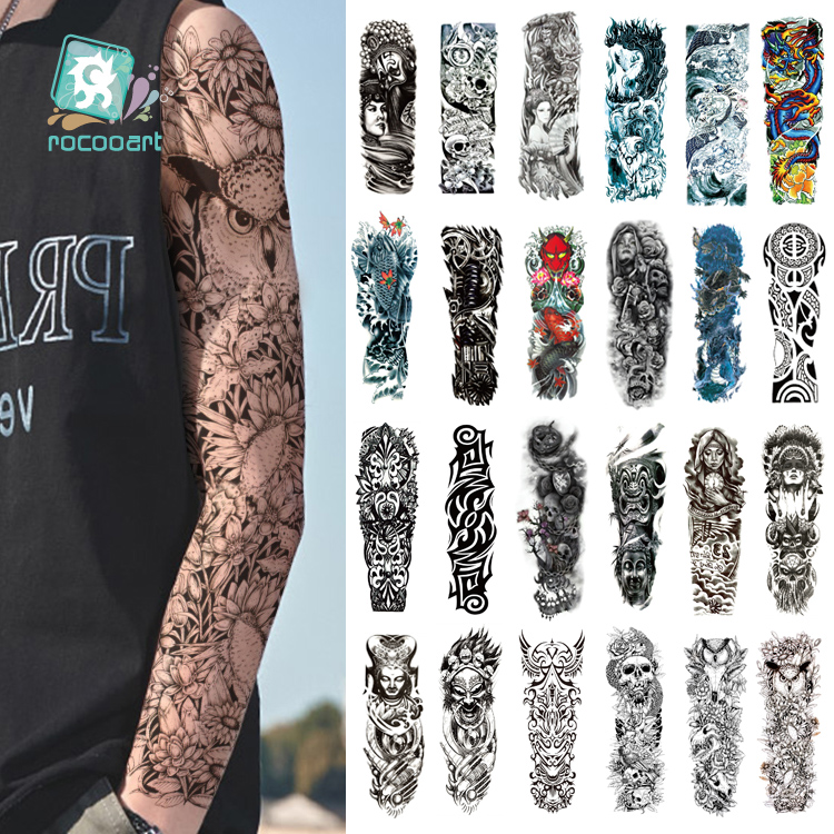 Buy Wholesale fake arm sleeve tattoos For Temporary Tattoos And ...