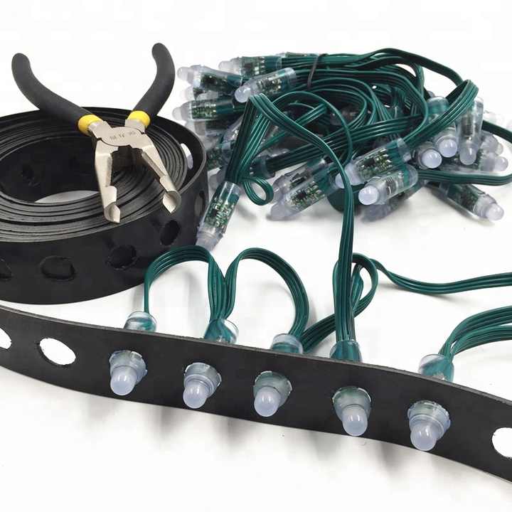 Pixels Mounting Strips for 12mm LED String WS2811 RGB Nodes