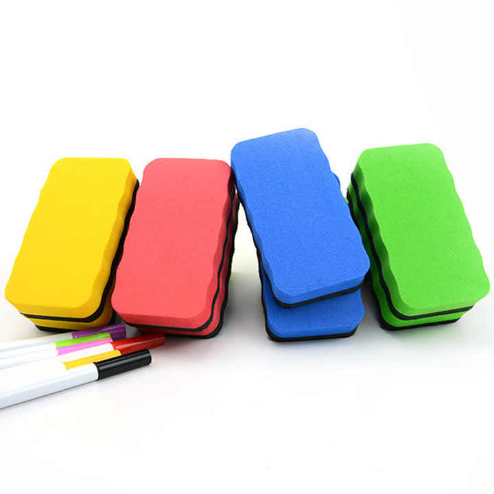 Custom Logo Rectangle EVA Magnetic Whiteboard Eraser