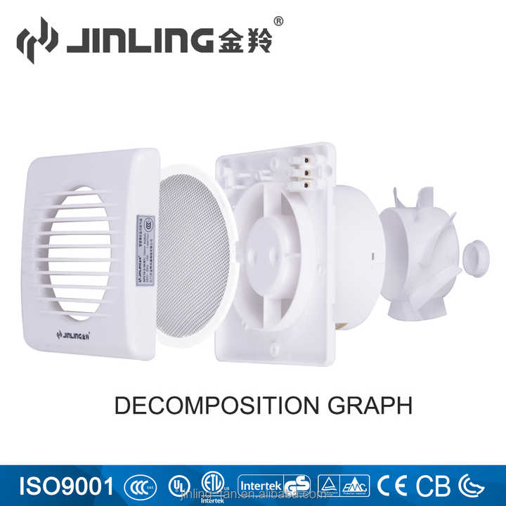 4 6 Inch Glass Window Mounted Air Extractor Ventilation Ventilating ...