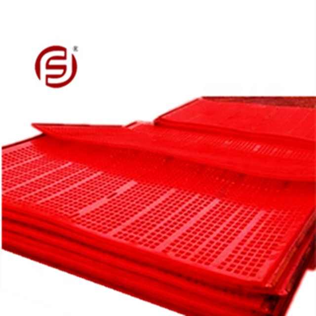 vibration mould mining dewatering polyurethane PU mesh screen panel ...