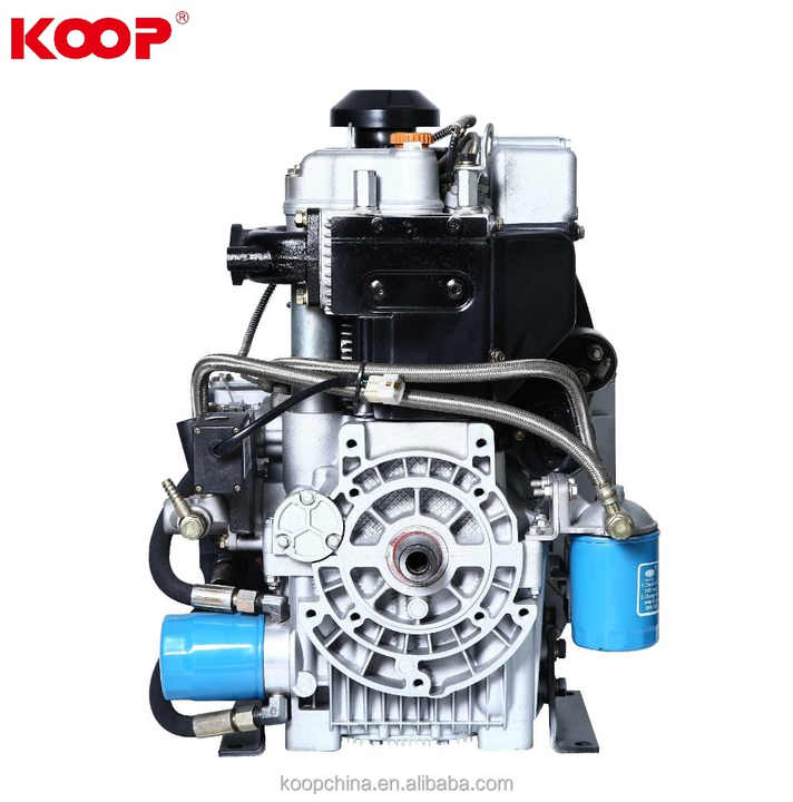 Moteur diesel refroidi par air 19HP 2 cylindres KOOP KD292F| Alibaba.com