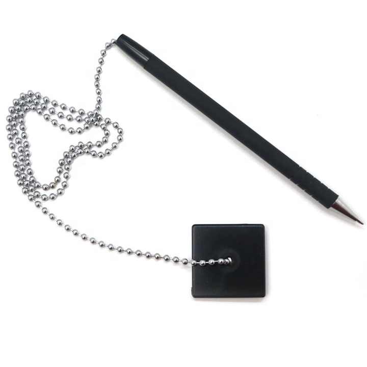 Secure Pen with Chain - Ideal for Office & School Use