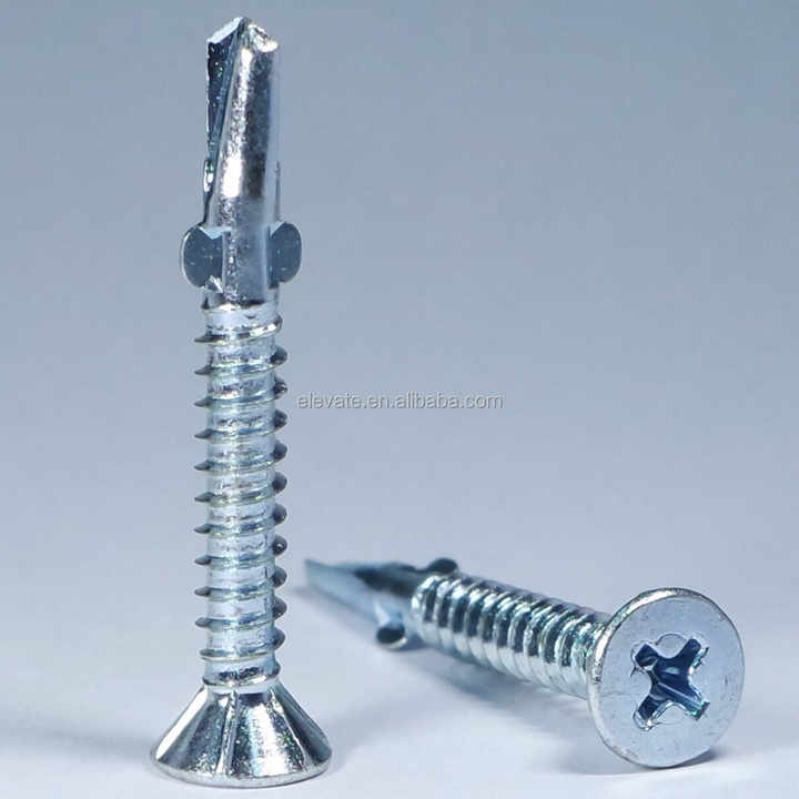Flat Head 6 Nib Under Head Phillip BSD Thread With Wing No.3 Point Self ...