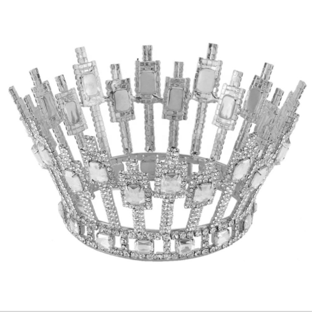 Big Pageant Crowns - Elegant Rhinestone Tiaras for Women