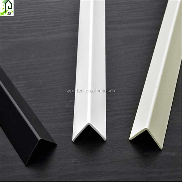 L Shape Plastic Extruded PVC Customized Profile for Hydroponics