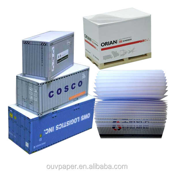 Customized Container Shape Paper Memo Block - 750 Sheets