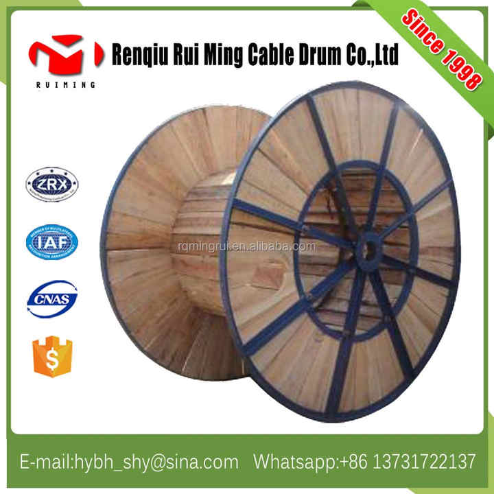 Empty Steel Wood Cable Drum Hybrid - Durable & Versatile