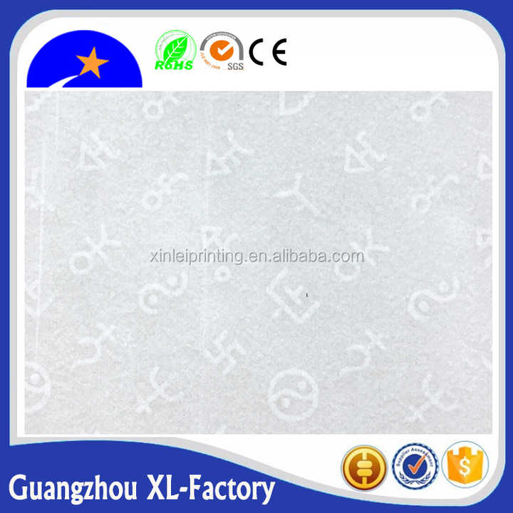 High-quality Black Watermark Security Thread Blue Fiber Transcript ...