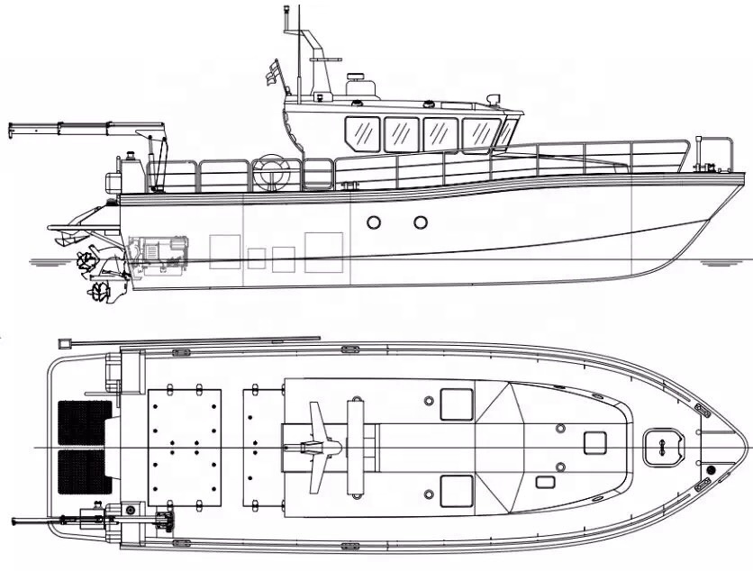 12m Aluminum Pilot Boat - High-Speed Patrol Vessel