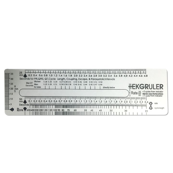 Plastic Medical Ecg Ekg Ruler Printable - Buy Ekg Ruler Printable,Ekg ...